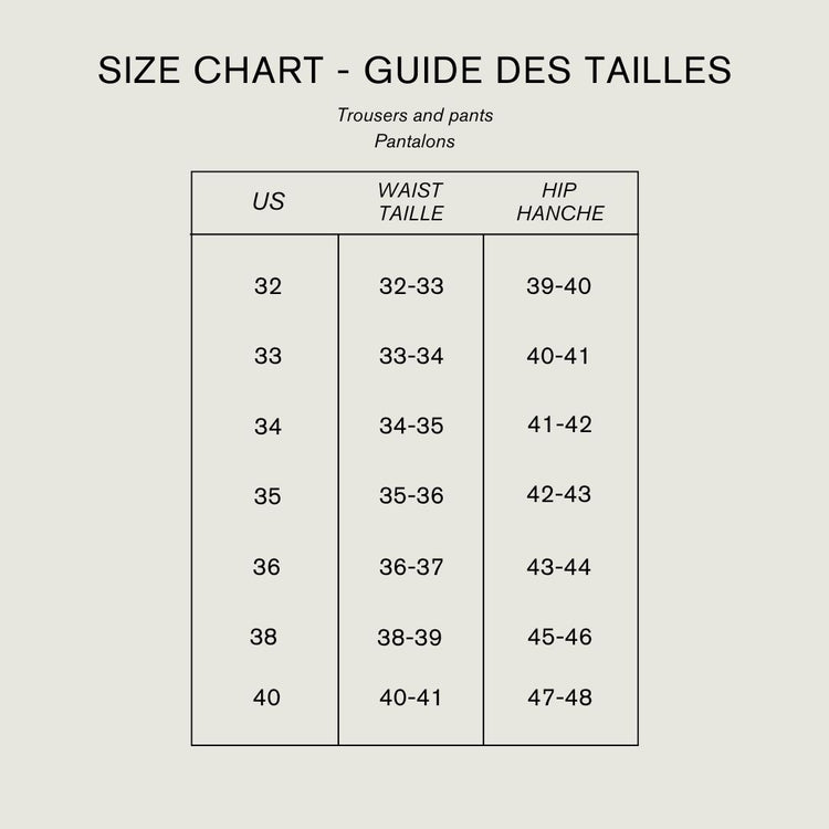 Jack Victor | Size and Fit Guide